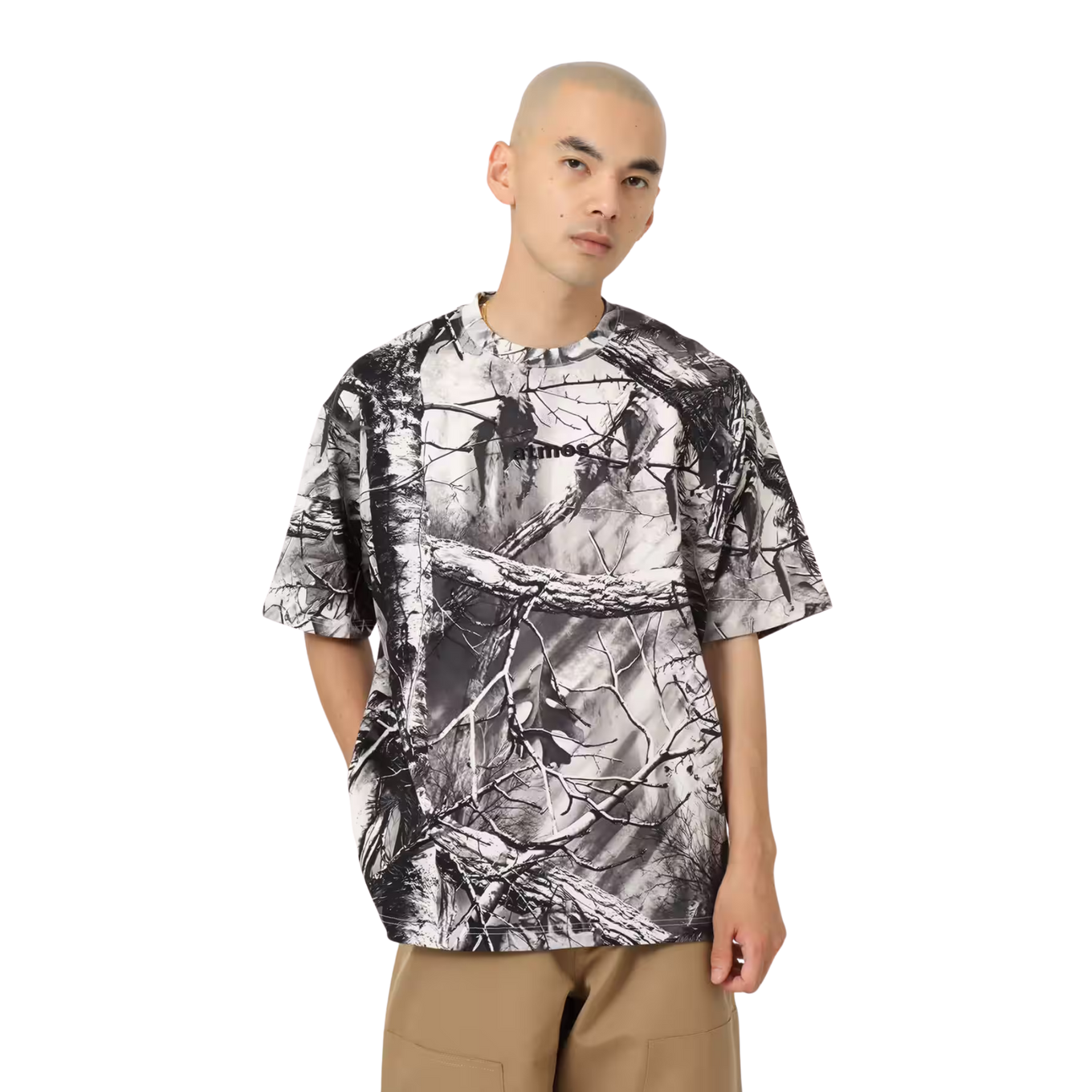 ATMOS EMBROIDERY CLASSIC LOGO CAMO T-SHIRT