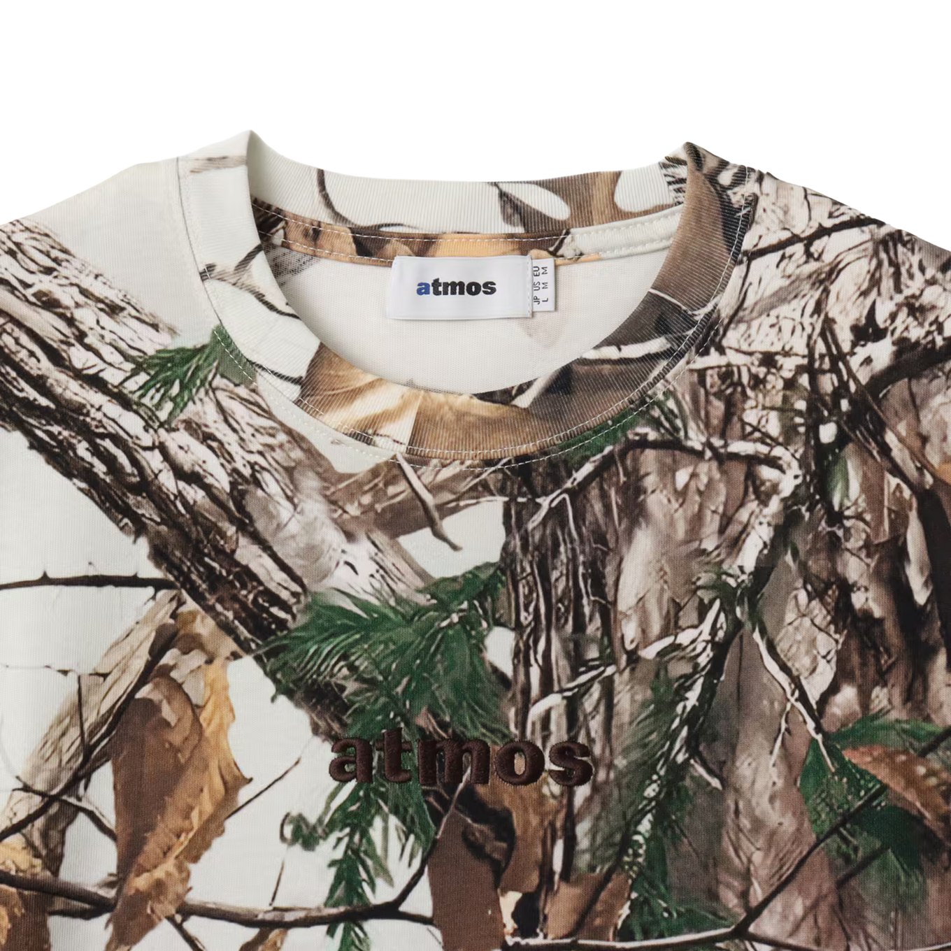 ATMOS EMBROIDERY CLASSIC LOGO CAMO T-SHIRT