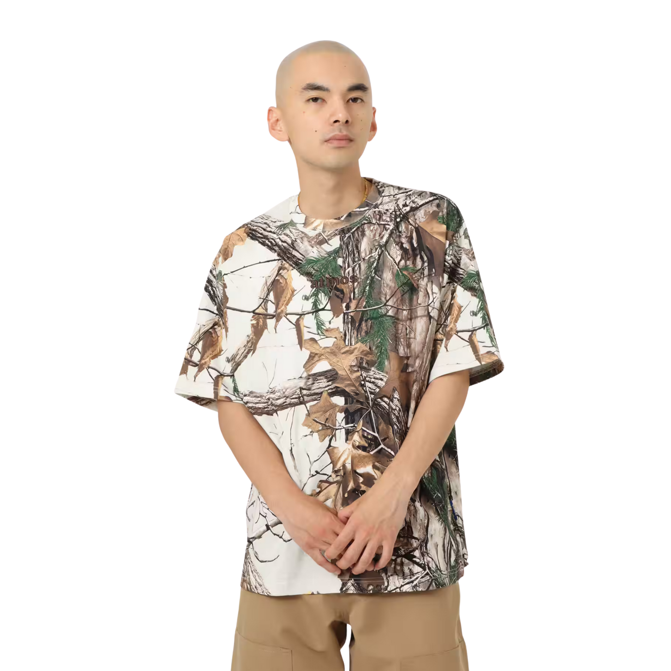 ATMOS EMBROIDERY CLASSIC LOGO CAMO T-SHIRT