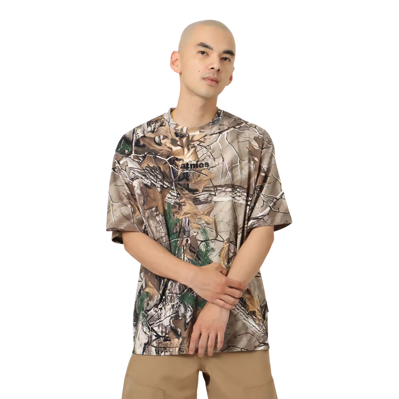 ATMOS EMBROIDERY CLASSIC LOGO CAMO T-SHIRT